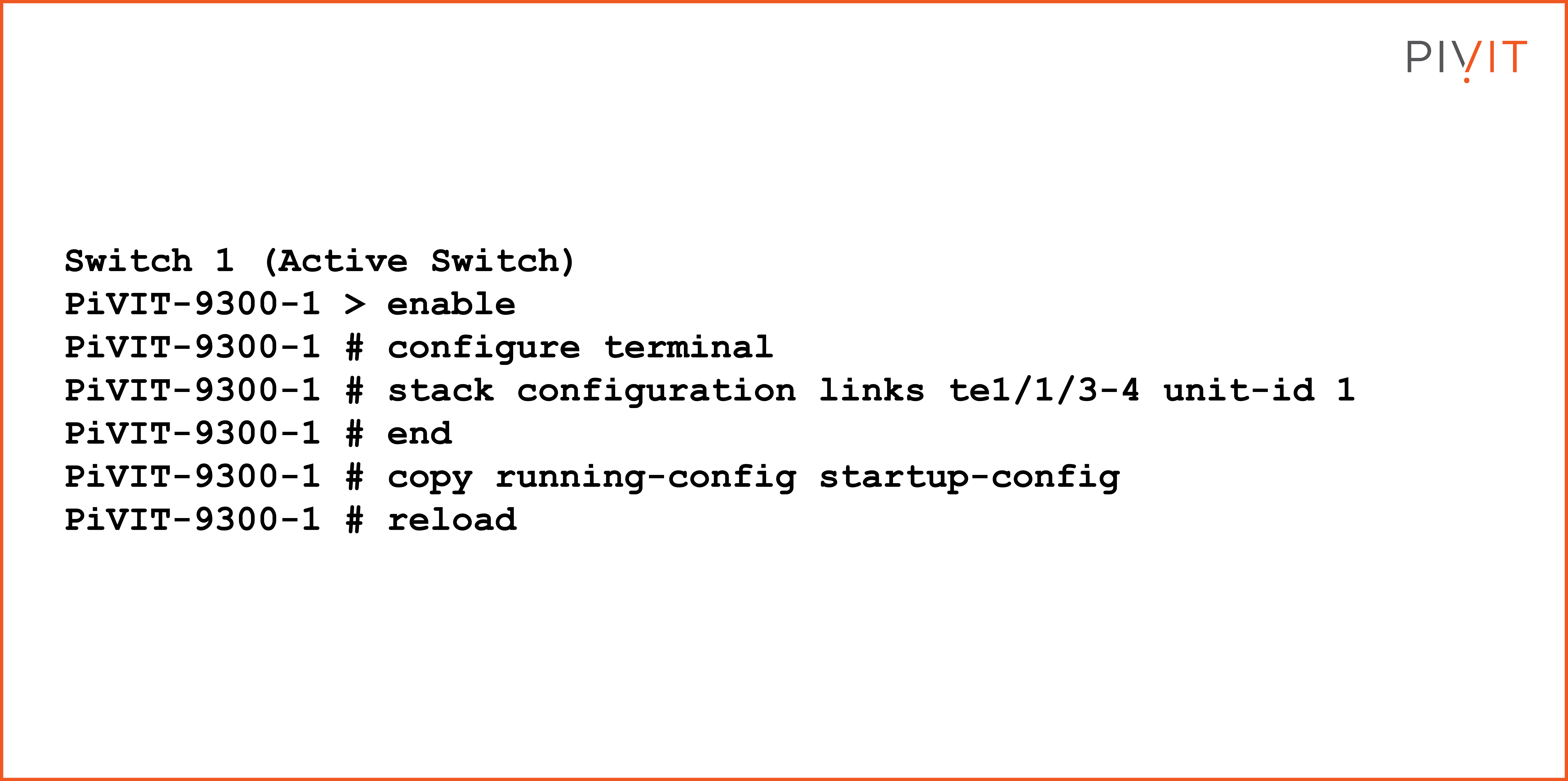 Best Practices for Switch Stacking Configuration Best Practices for Switch Stacking Configuration