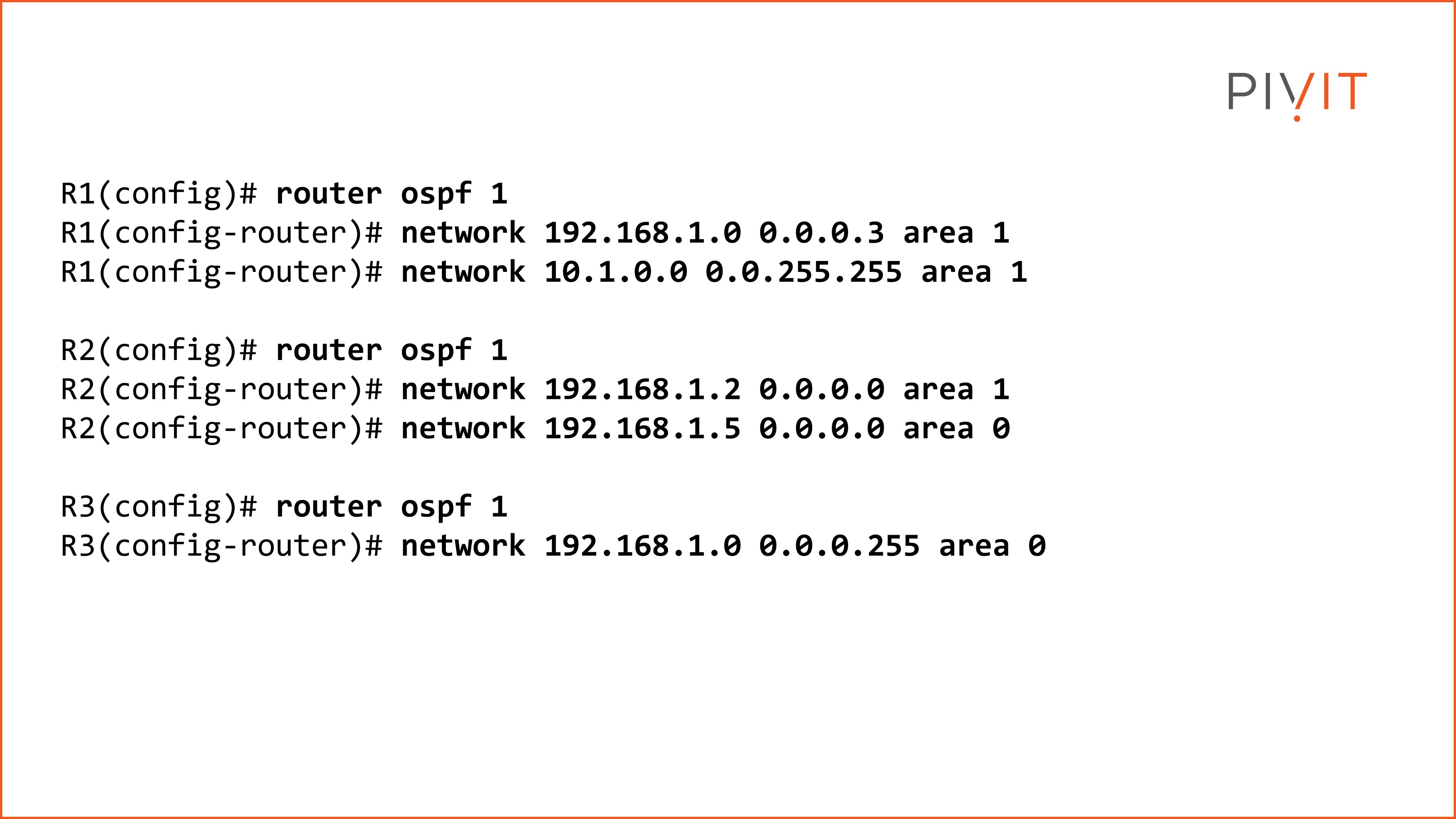 OSPF Configuration (Pt. 2) – Misc. Features and Multi-Area Configuration