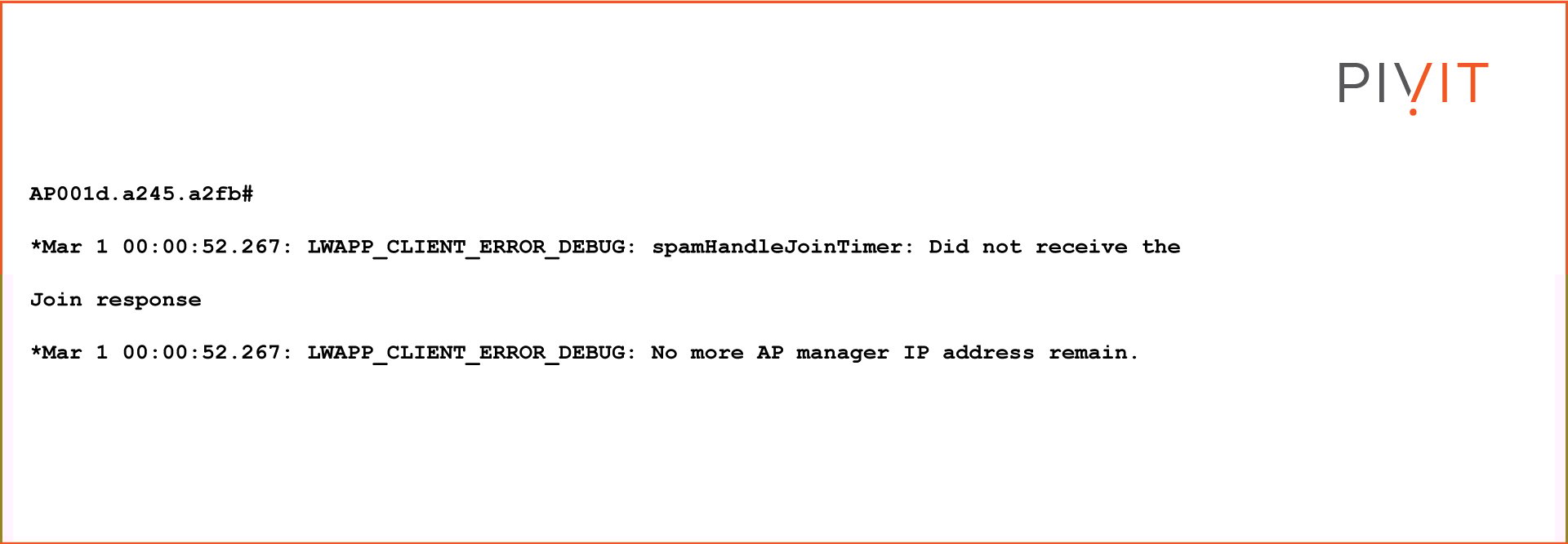 A Definitive Troubleshooting Guide: Cisco Wireless AP WLC Join Issues