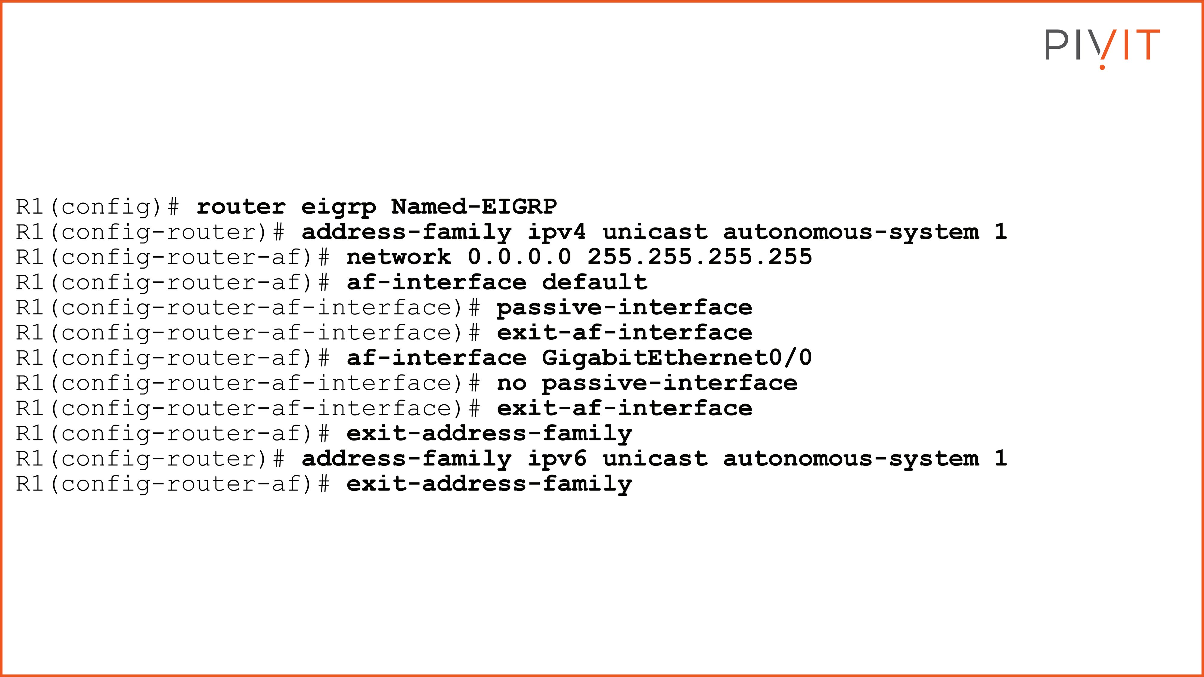 The Benefits of Implementing Named EIGRP in a Modern Network